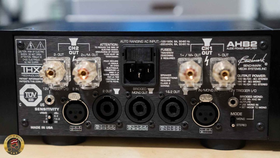 Benchmark AHB2 Stereo Power Amplifier Review - Sound - Audio Bacon