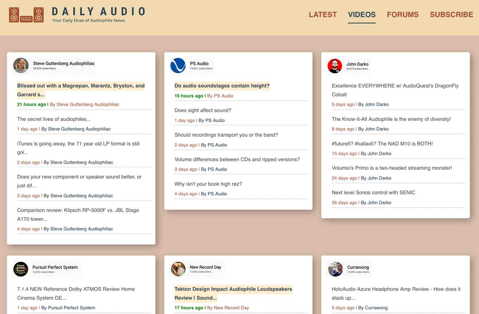 The Best of Audiophile Content Creators - Audio Bacon